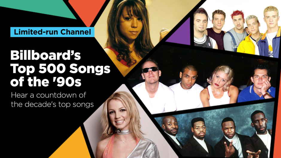 Discover Billboard's Top 500 Songs of the '90s on limited-run SiriusXM ...