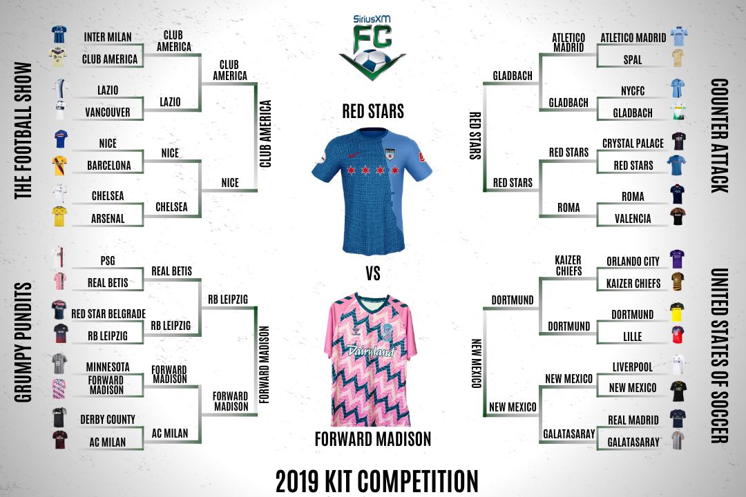 Vote for the best new soccer kits in SiriusXM FC's Kit Competition ...