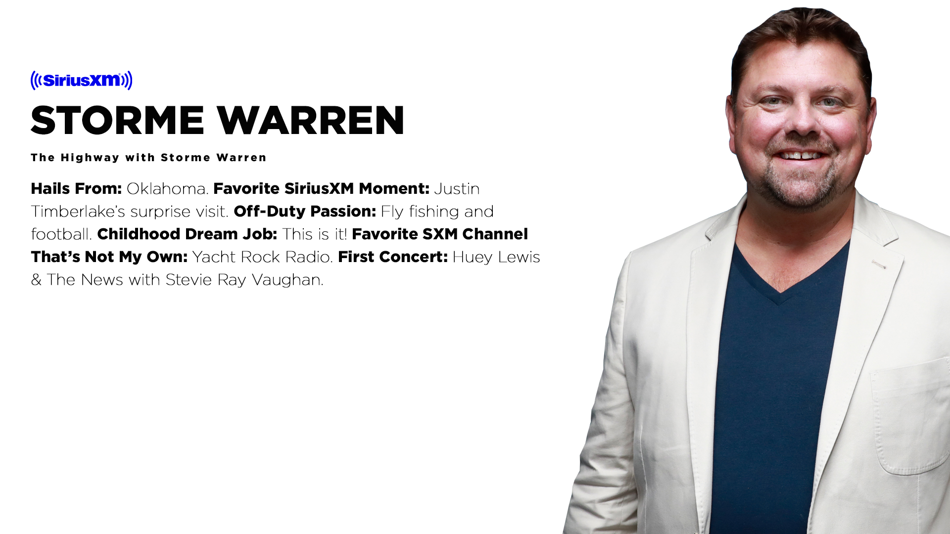 Watch exclusive video moments from the Storme Warren show on SiriusXM ...