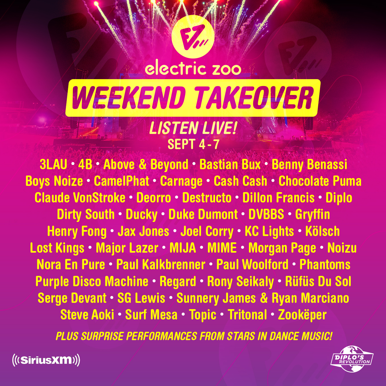 Take a trip to the virtual Electric Zoo with sets from Diplo, Steve ...