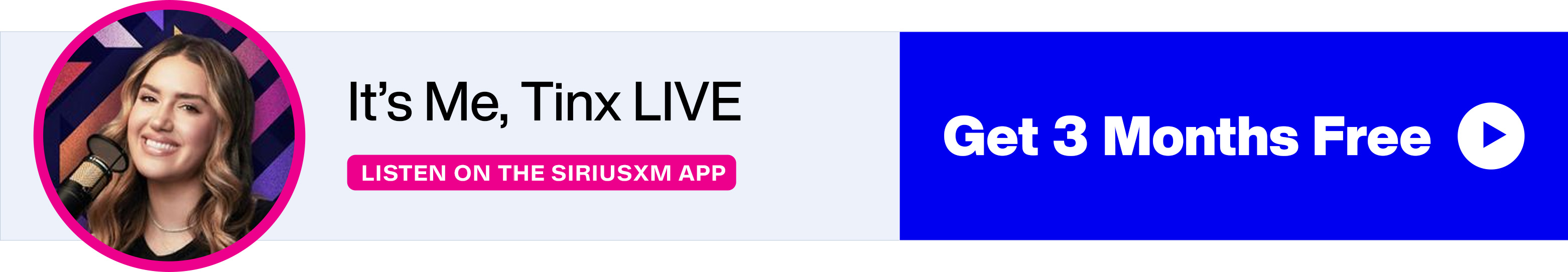 It's Me, Tinx LIVE: Get real-time advice! | SiriusXM