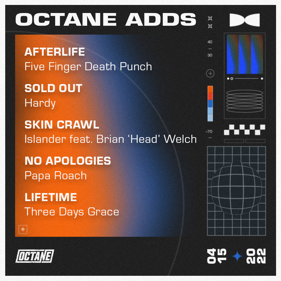 Check out new songs playing on Octane this week from HARDY, Papa Roach ...