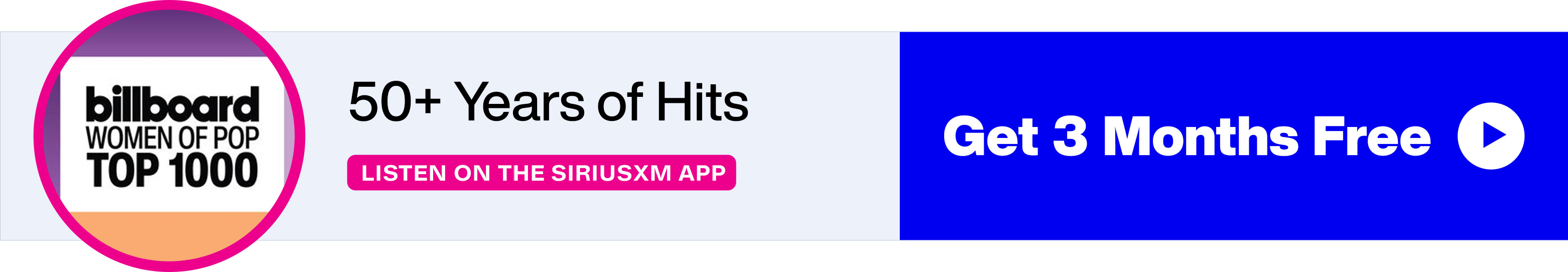 The Top 1000 Women of Pop, According to Billboard and SiriusXM