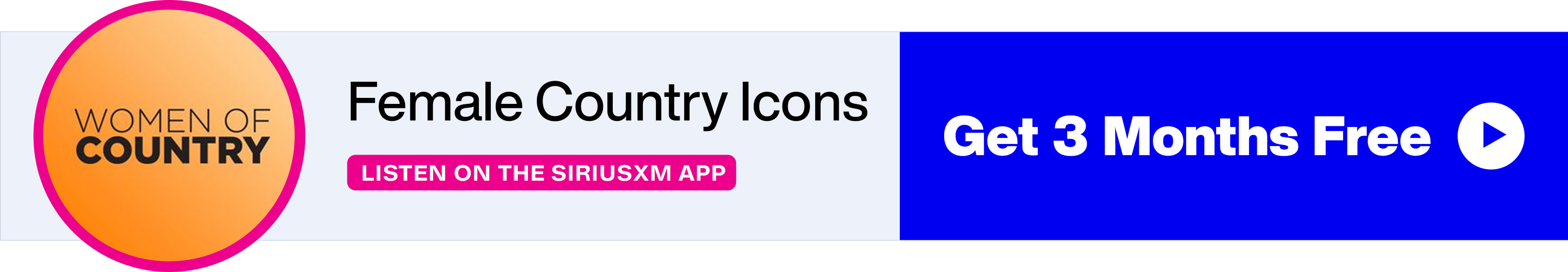 Listen Now: Women of Country | SiriusXM