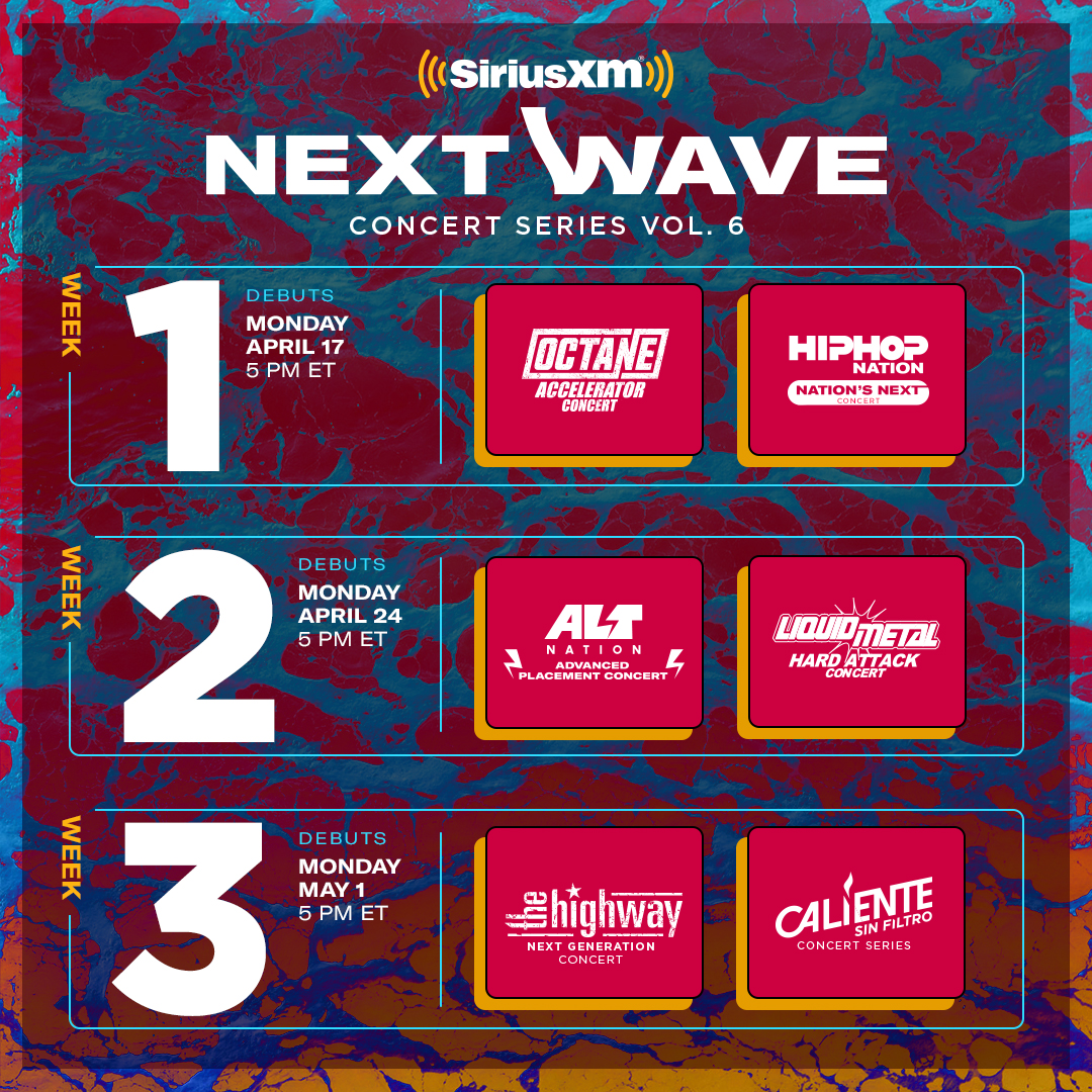 Next Wave Concert Series Vol. 6: Live Music from Rising Stars | SiriusXM