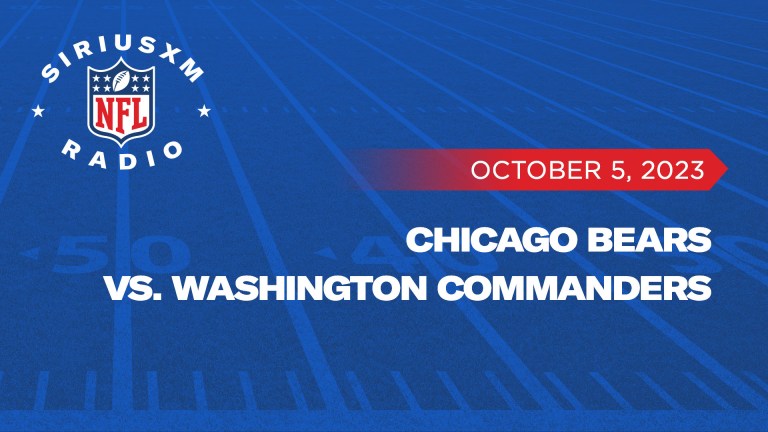 Listen Live: Chicago Bears vs. Washington Commanders 10/5