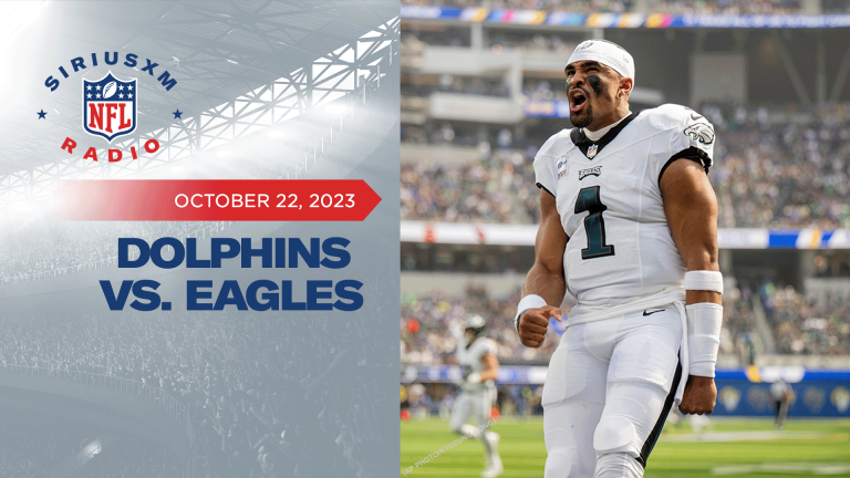 Listen to SNF Live: Miami Dolphins vs. Philadelphia Eagles 10/22