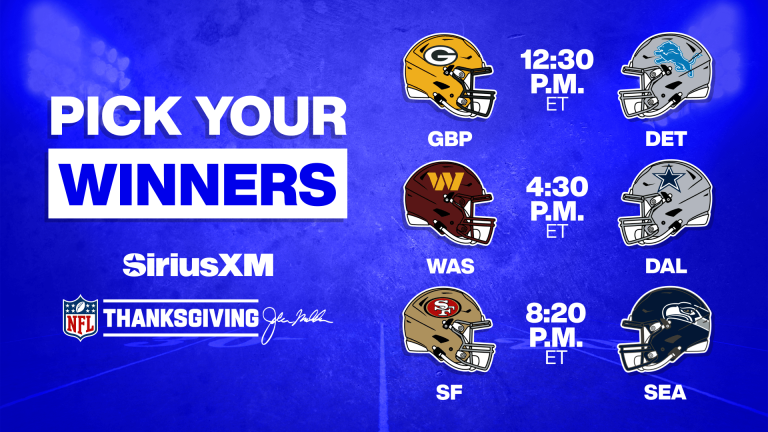 Listen Live: 2023 NFL Thanksgiving Triple-header