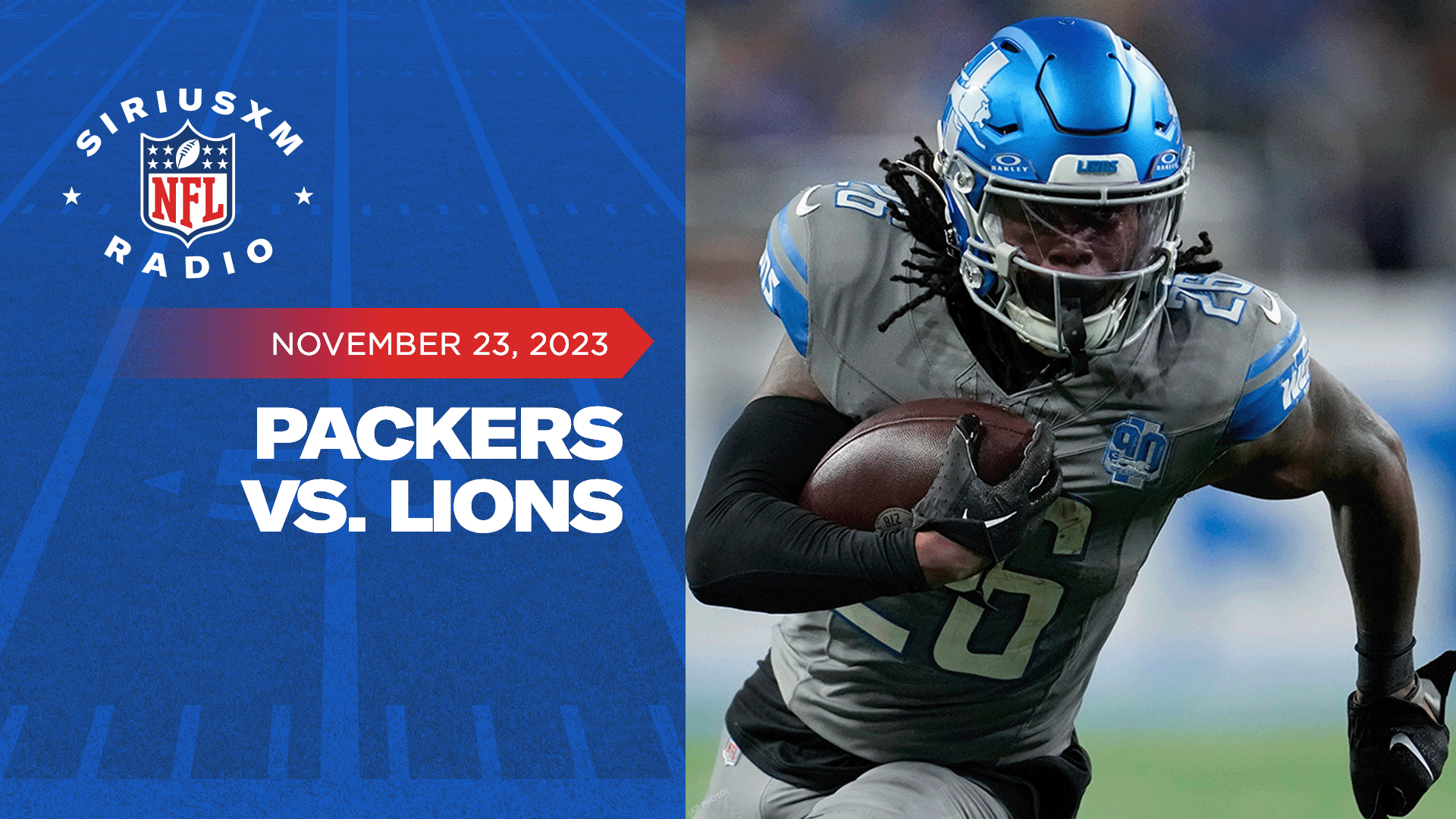 Listen Live: 2023 NFL Thanksgiving Triple-header