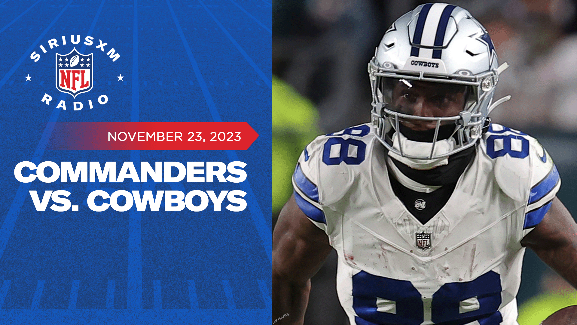 Listen Live: 2023 NFL Thanksgiving Triple-header