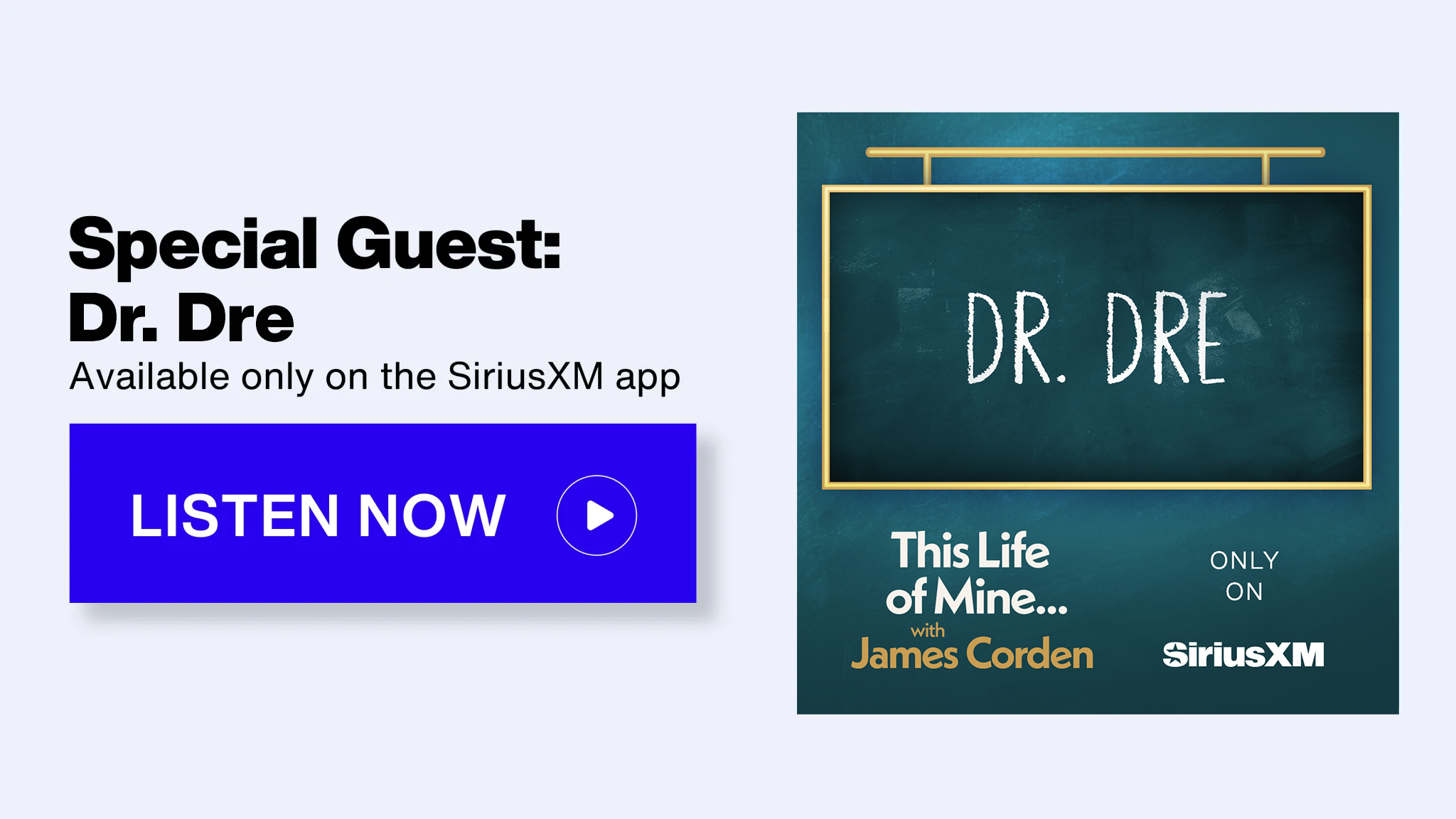 Dr. Dre on This Life of Mine with James Corden