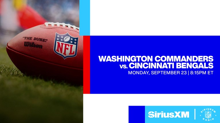 Commanders vs. Bengals Radio Broadcast (9/23/24) | SiriusXM