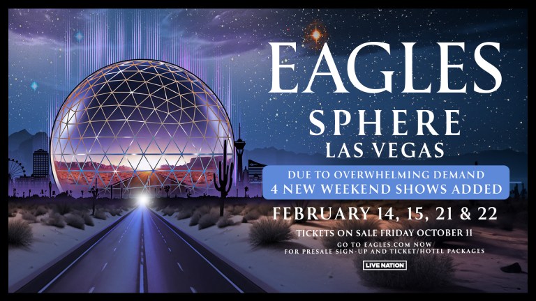 Presale Tickets: Eagles at Sphere Las Vegas February 2025