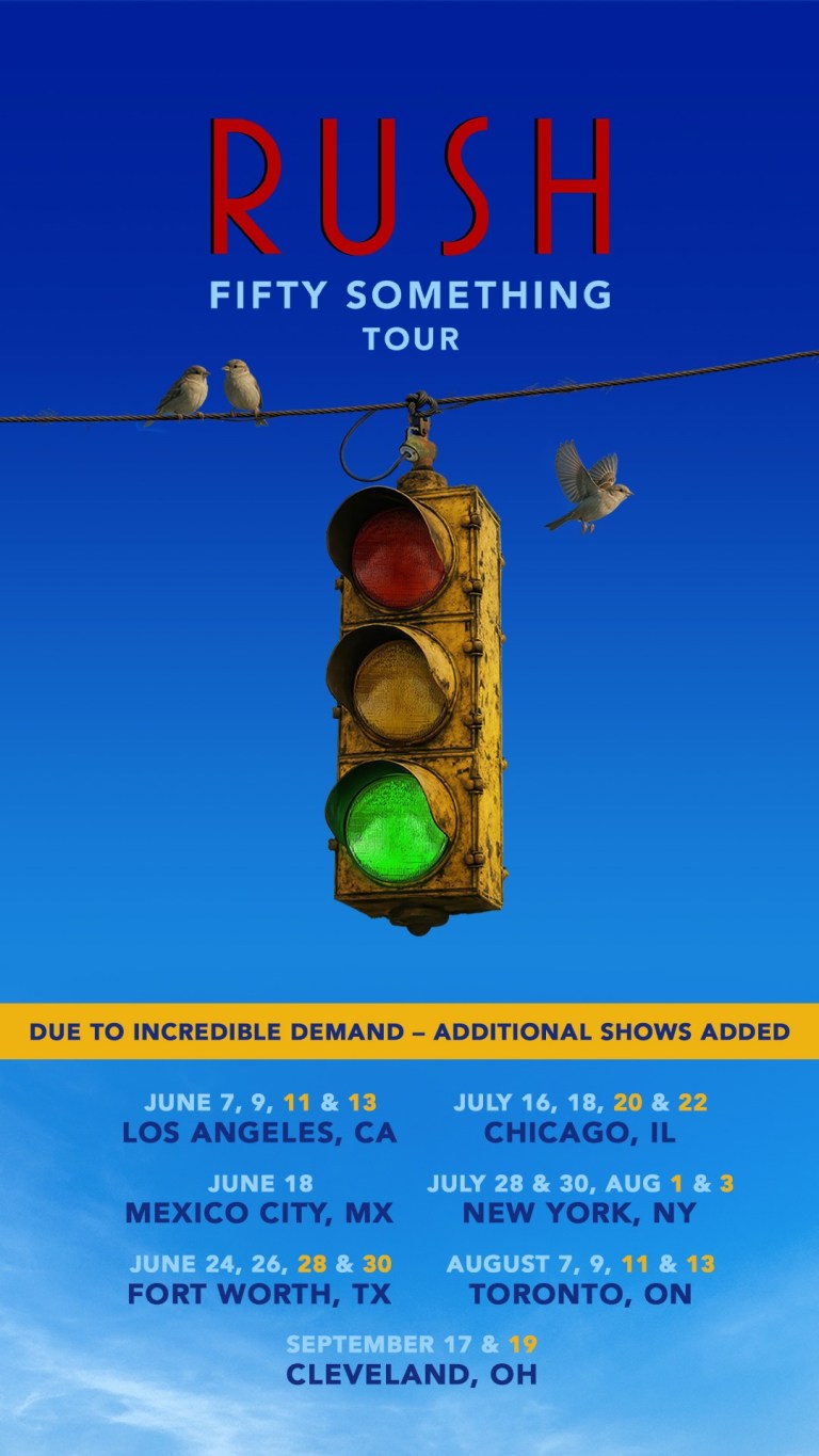Win a Trip to See Rush: 50 Something Tour First Row Tickets